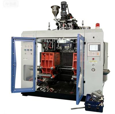 China Automatic 6 Heads Extrusion Blow Molding Machine with 150 kN Clamping Force and 80 kW Energy Efficient for Industrial Packaging for sale