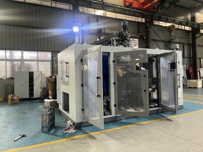 China Industrial Extrusion Blow Molding Machine with Auto Deflashing 3 Heads and 15 Tons for Durable Plastic Jars for sale