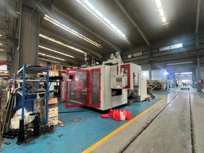 China Automatic Extrusion Blow Molding Machine with 40kg/h Output, PLC Touch Screen Interface, and Double Station Design for Plastic Bottles and Containers for sale