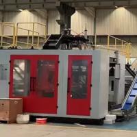 China 15 Ton Plastic Blow Molding Machine with 3.5 × 5.6 × 2.65 M Size and 200 KN Clamping Force for Durable Packaging for sale