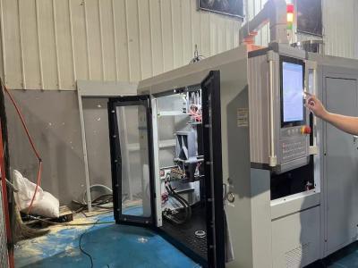 China MP75FD Extrusion Blow Molding Machine with 3 Sets Die Heads for sale