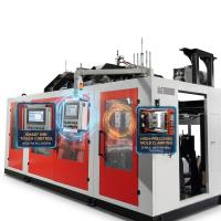 China Juice Beverage 500ml PE Extrusion Blow Molding Machine 80FDE-4S for sale