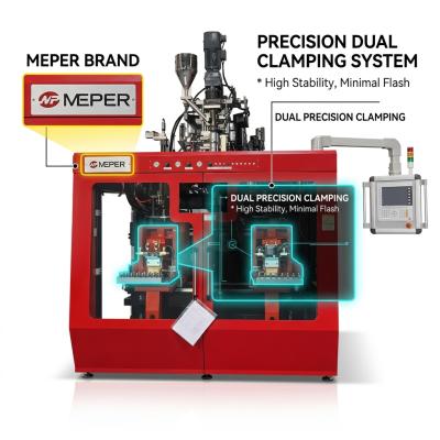 China Food Grade 500ml Plastic Extrusion Blow Molding Machine 80FDE-4S for sale
