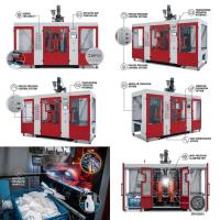 China High Output 180kg/h PE Extrusion Blow Molding Machine MP100FD for sale