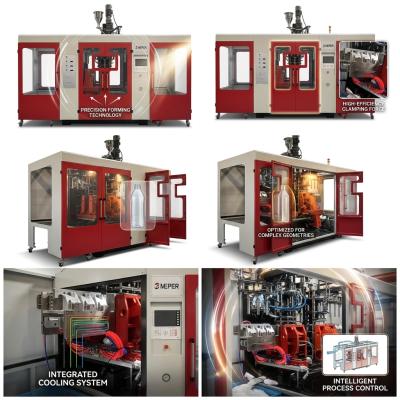 China Multi-Material PE PP Extrusion Blow Molding Machine MP100FD 100mm for sale