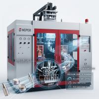China Precision 120kN Clamping PE Blow Molding Machine 80FDE-4S(100) for sale