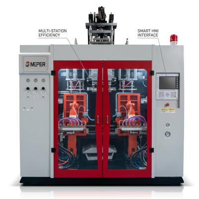 China MEPER Multi-Cavity 500ml Container Blow Molding Equipment 80FDE-4S(100) for sale