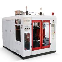 China Six-Fold Cavities Double Station Shuttle PETG Bottle Blow Molder with 30 kN Clamping Force for sale