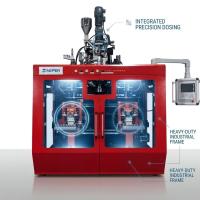China Automatic Double Station PETG Blow Molding Machine for Oil Bottles MP55D for sale