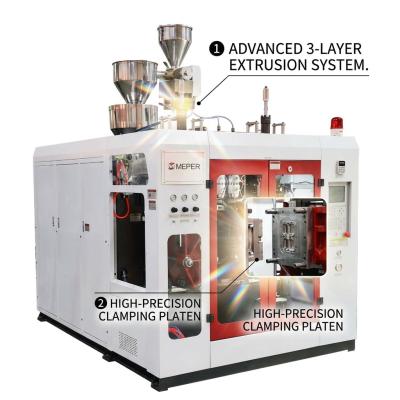 China Double Station PETG Blow Molding Equipment for 1L Oil Bottle MP55D for sale