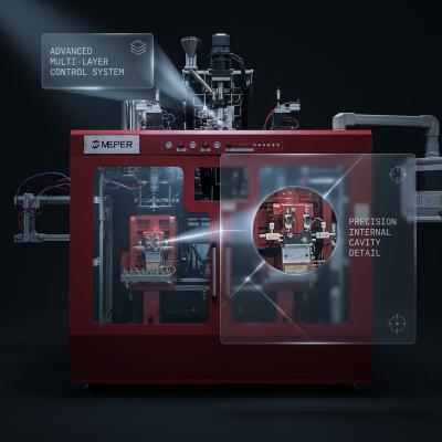 China Microcomputer Control Blow Molding Machine for Plastic Chemical Drums for sale
