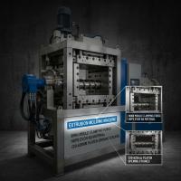 China Double Station 80mm Screw Extrusion Blow Moulding Machine for 10L Bottles for sale