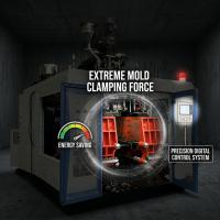 China 1-4 Head 150KN Clamping Plastic Bottle Moulding Machine for PE PP Containers for sale