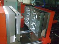 China 10ml-2L PVC Jar Plastic Bottle Blow Molding Machine MP55D-2PVC Auto Lubrication for sale