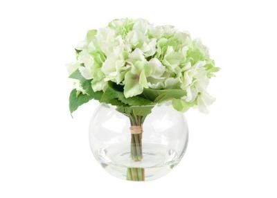 China Realistic Hydrangeas Silk Fake Flowers Centerpieces 15cm 20cm for sale