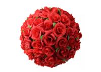China 8 Inch Wedding Artificial Flower Balls Hanging 500g/Piece for sale