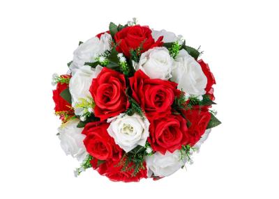 China 8 Inch Wedding Artificial Flower Balls Hanging 500g/Piece for sale