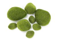 China 20pcs Decorative Simulation Moss Rock Stone Landscaping 3x5cm 5x6cm 7x8cm for sale
