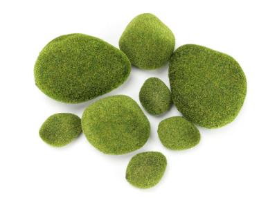 China 20pcs Decorative Simulation Moss Rock Stone Landscaping 3x5cm 5x6cm 7x8cm for sale