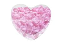 China 3*3cm 300 Pcs Pink Fake Artificial Flower Petals For Wedding for sale