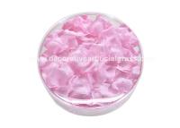 China 3*3cm 300 Pcs Pink Fake Artificial Flower Petals For Wedding for sale