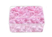 China 3*3cm 300 Pcs Pink Fake Artificial Flower Petals For Wedding for sale