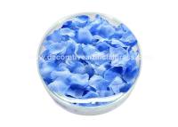 China Silk Cloth Artificial Flower Petals Rose Petals Confetti 5cm*6cm for sale
