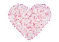 China Silk Cloth Artificial Flower Petals Bulk 4.5*4.5cm 5*5cm for sale
