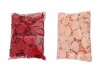 China 1000pcs Handmade Silk Cloth Faux Realistic Fake Rose Petals 5*5cm for sale