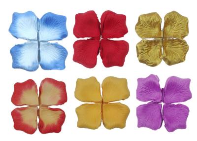 China Wedding Decor Biodegradable Artificial Rose Petals Decoration 4.5*4.5cm 5*5cm for sale