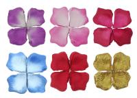 China Wedding Decor Biodegradable Artificial Rose Petals Decoration 4.5*4.5cm 5*5cm for sale