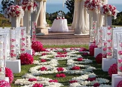 China BSCI Silk Cloth Realistic Silk Bulk Rose Petals For Weddings for sale