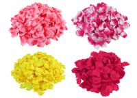 China Romantic Love Artificial Satin Rose Petals For Decoration OEM ODM for sale