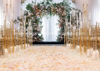 China 4.5*4.5cm 5*5cm Party Event Decoration Silk Rose Petals For Wedding for sale
