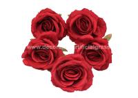 China OEM Artificial Fake Rose Heads DIY Wedding Home Decoration for sale