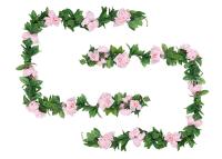 China Rose Vine Artificial Silk Flower Wedding Arch 3m 3.5m 4.5m for sale