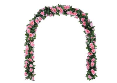 China Rose Vine Artificial Silk Flower Wedding Arch 3m 3.5m 4.5m for sale