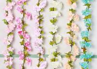 China Bendable Artificial Rose Vine Diy Flower Row 5cm*100cm  6cm*120cm for sale