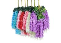 China 3.6FT Hanging Silk Wisteria Artificial Flowers Home Party Wedding Decor for sale