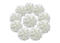 China 17cm Artificial Flower Silk Hydrangea Heads For Home Wedding Decor for sale