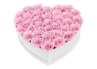 China 3 Inches Stemless Realistic Stemless Fake Flowers Roses For Valentine Weddings Decor for sale