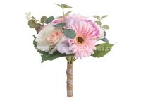 China Wedding Bridesmaids Hydrangeas Artificial Silk Flowers Bouquet for sale