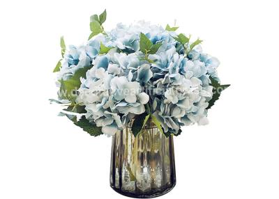 China Hydrangea Artificial Silk Flowers Fake Flower Arrangements For Weddings for sale