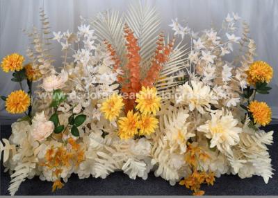China Vibrantly Colored Road Lead Artificial Silk Flowers Runner No Fading for sale