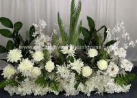 China Vibrantly Colored Road Lead Artificial Silk Flowers Runner No Fading for sale