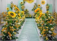 China T-Stage Decoration Artificial Silk Flowers Silk Floral Arrangements OEM ODM for sale