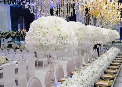 China 12'' 14'' 20'' Artificial Silk Flowers Ball Fake Flower Centerpieces Wedding for sale