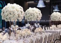 China 12'' 14'' 20'' Artificial Silk Flowers Ball Fake Flower Centerpieces Wedding for sale