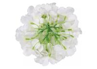 China 17cm Artificial Flower Silk Hydrangea Heads For Home Wedding Decor for sale