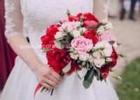 China 25cm*30cm Artificial Silk Flowers Heads For Party Event Decoration for sale